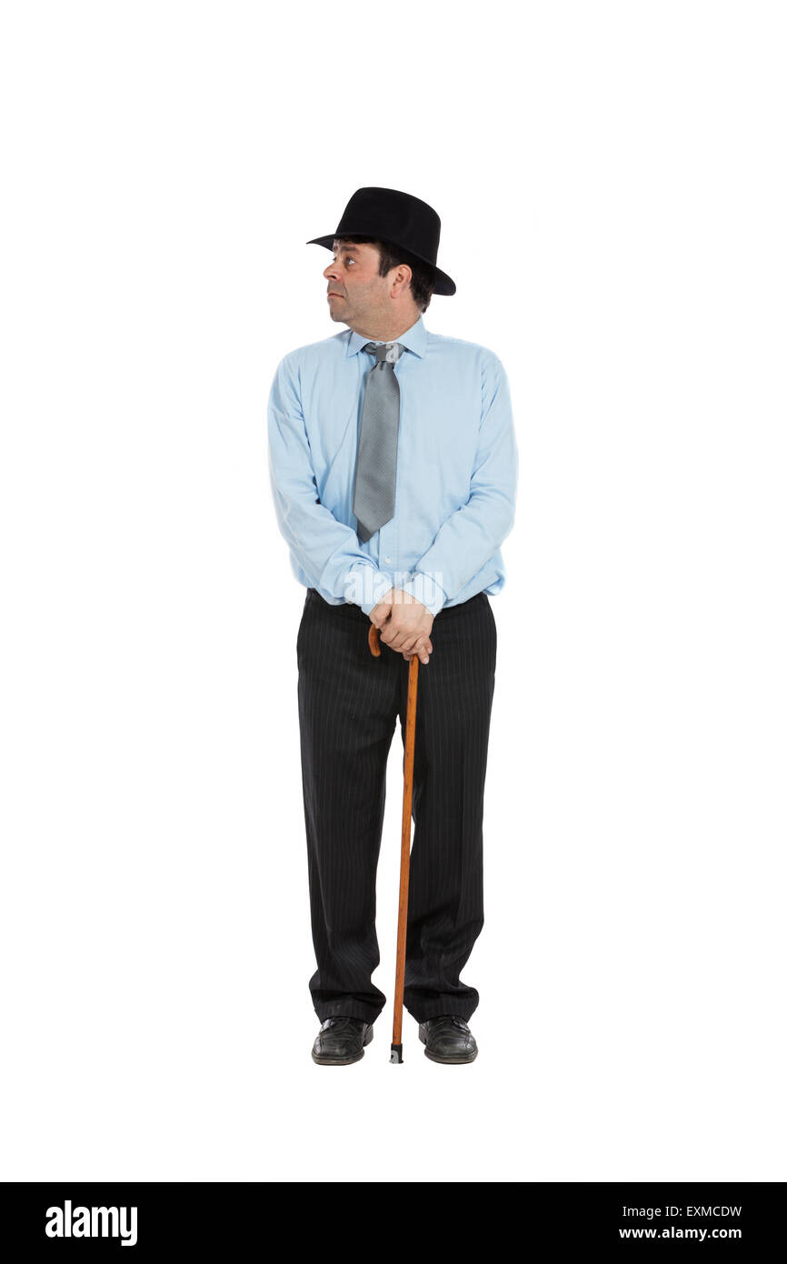 Man in suit and top hat hi-res stock photography and images - Alamy