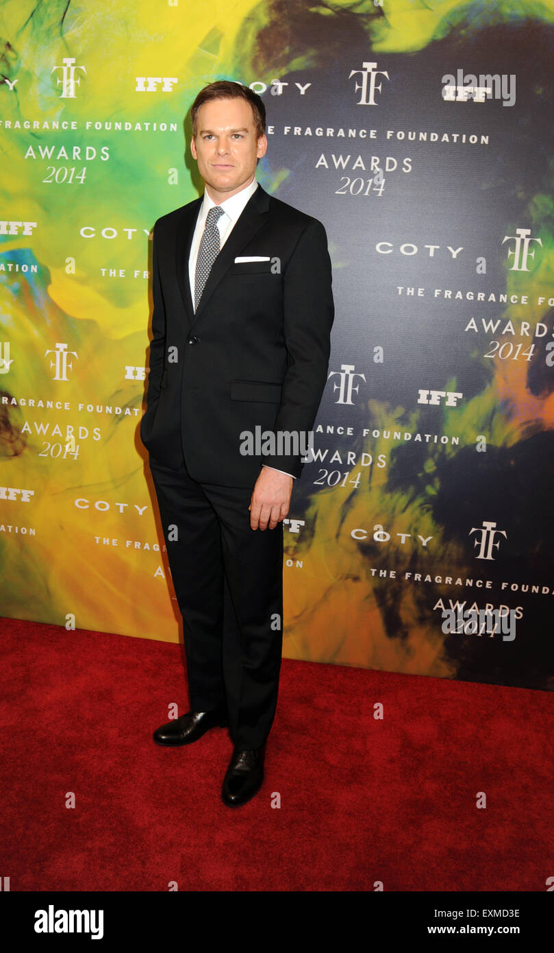 New York.NY.USA . Michael C. Hall at the 2014 Fragrance Foundation ...
