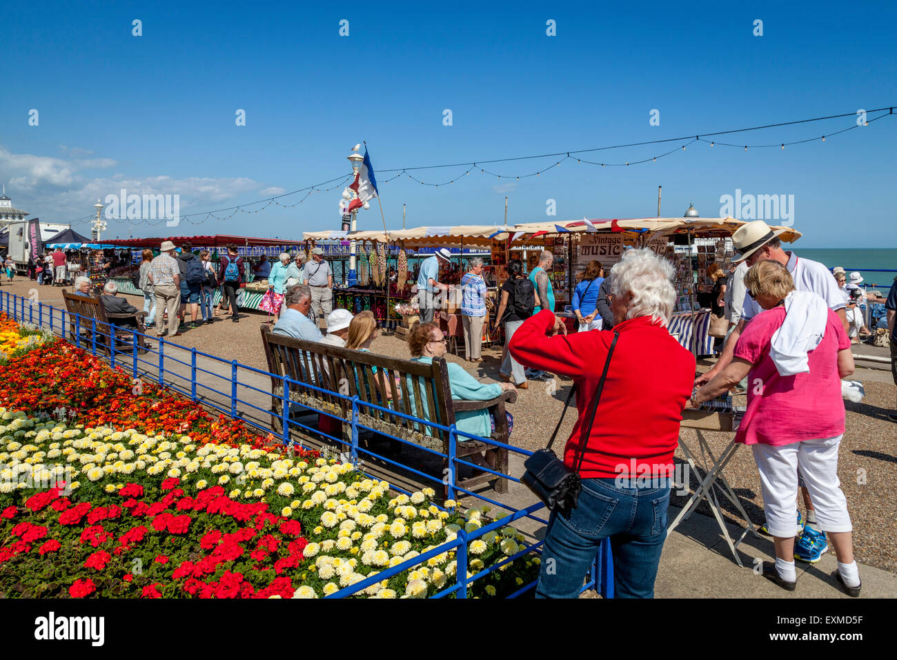 Eastbourne seafront market hi-res stock photography and images - Alamy