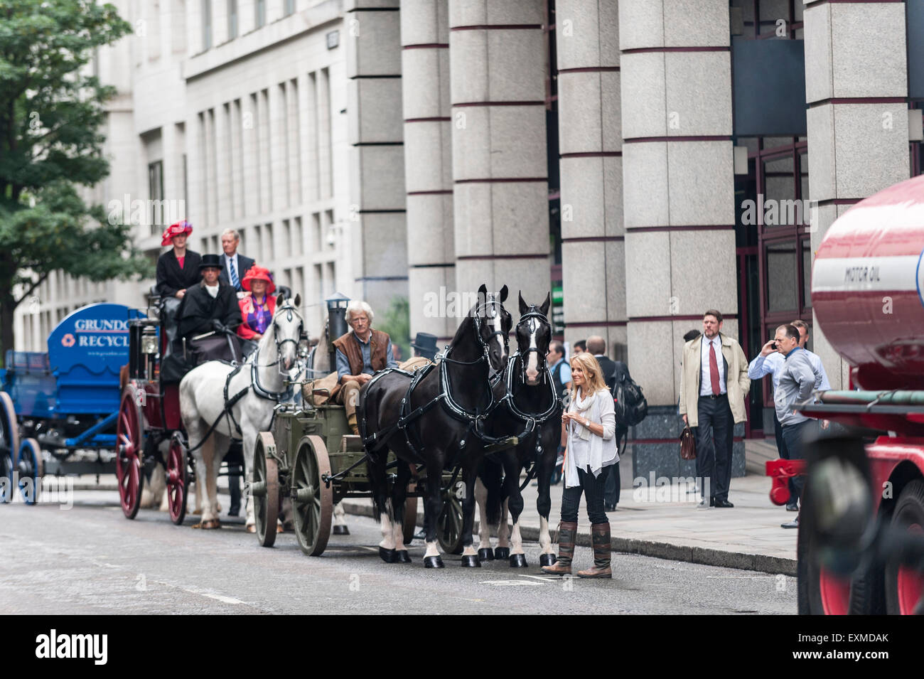 London, UK. 15 July 2015. The historic Marking of Carts, run by The ...