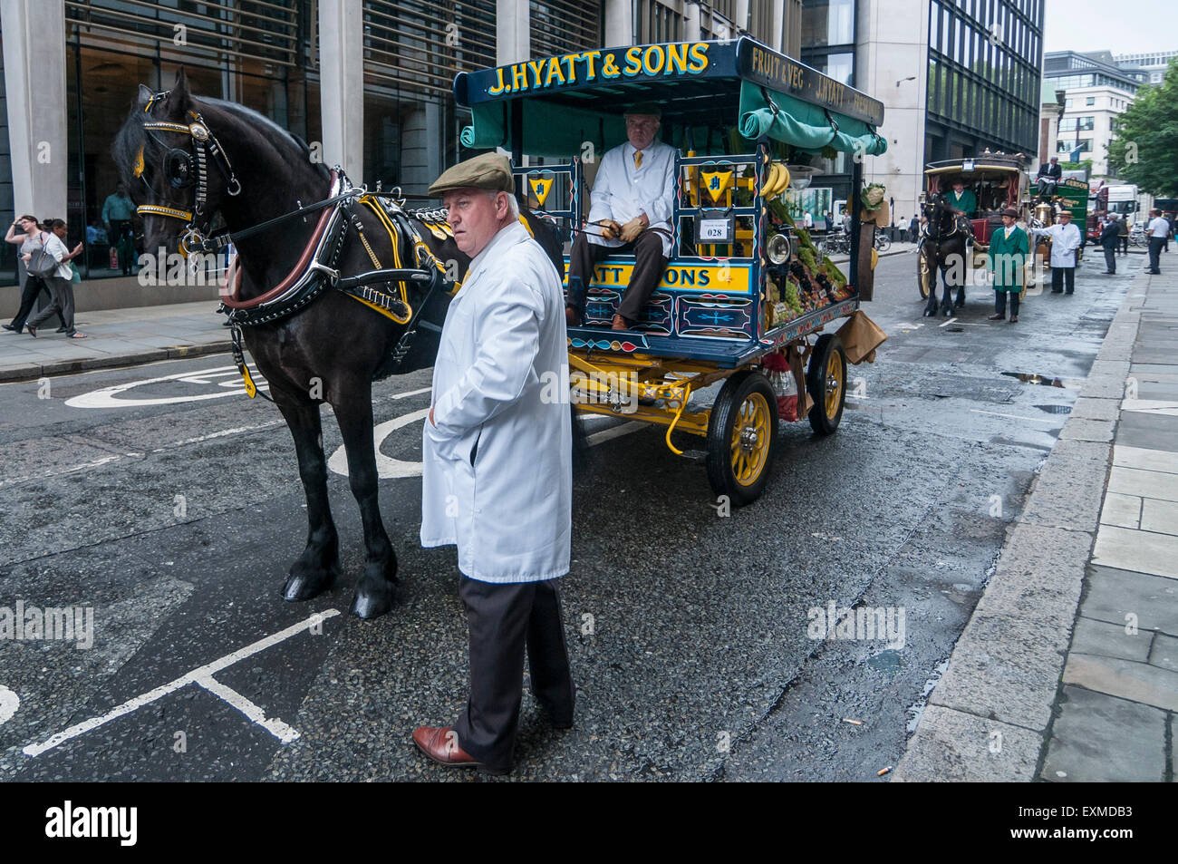 London, UK. 15 July 2015. The historic Marking of Carts, run by The ...