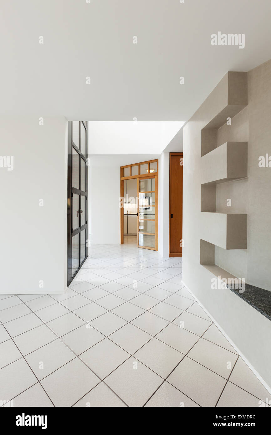 Architecture, Interiors of empty apartment, hall view Stock Photo - Alamy