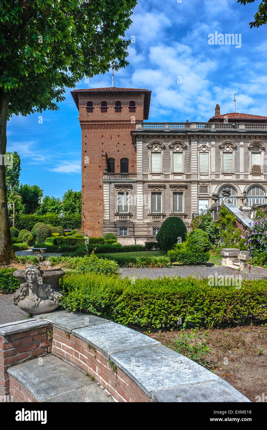 Italy Piedmont Roero World Heritage Cherasco The castle Stock Photo - Alamy