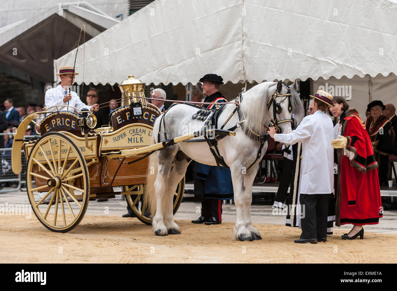 London, UK. 15 July 2015. The historic Marking of Carts, run by The ...
