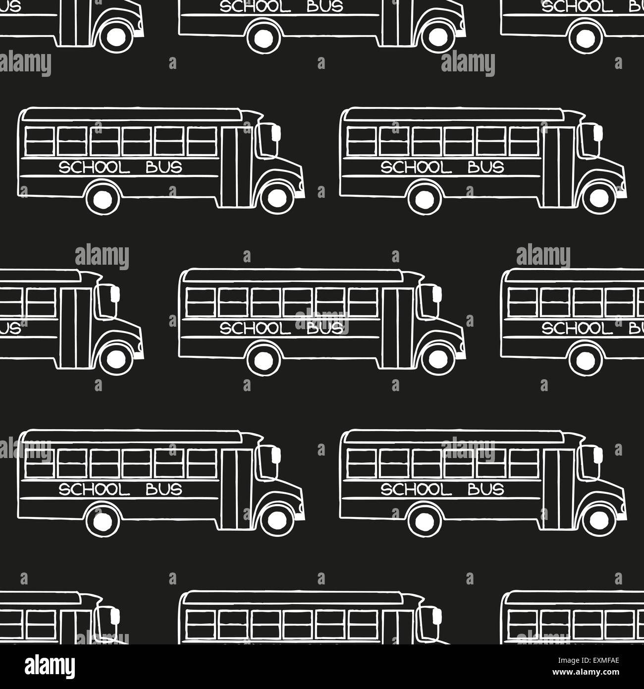 School bus seamless pattern Stock Vector Image & Art - Alamy