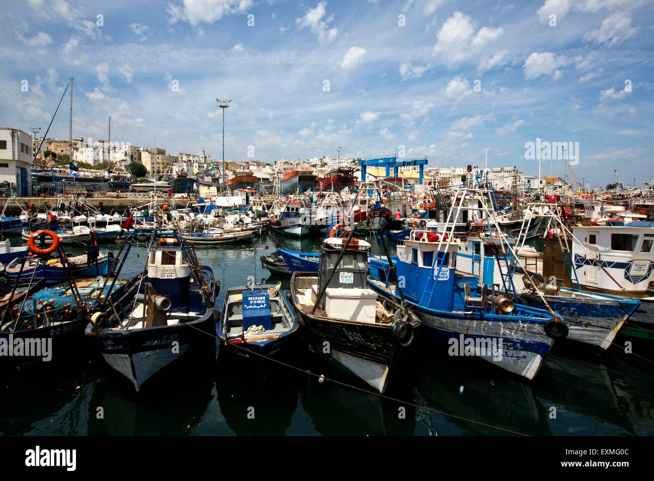 Tangiers morocco harbour hi-res stock photography and images - Alamy