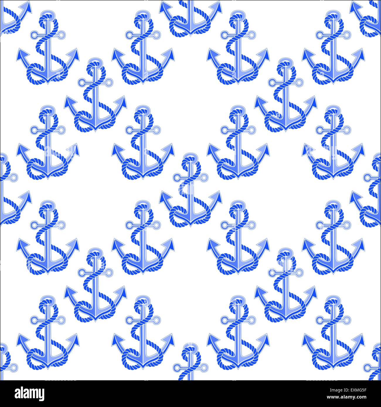 Seamless nautical pattern Stock Vector Image & Art - Alamy