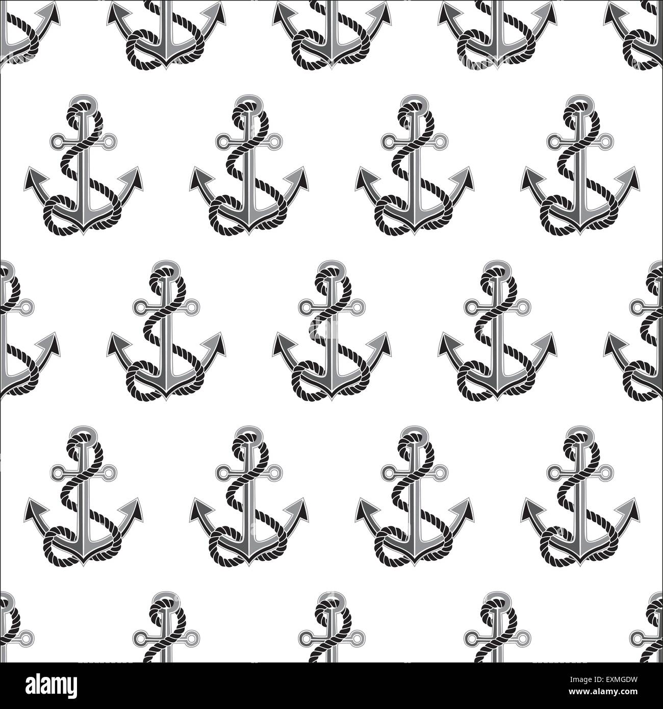 Seamless nautical pattern Stock Vector Image & Art - Alamy
