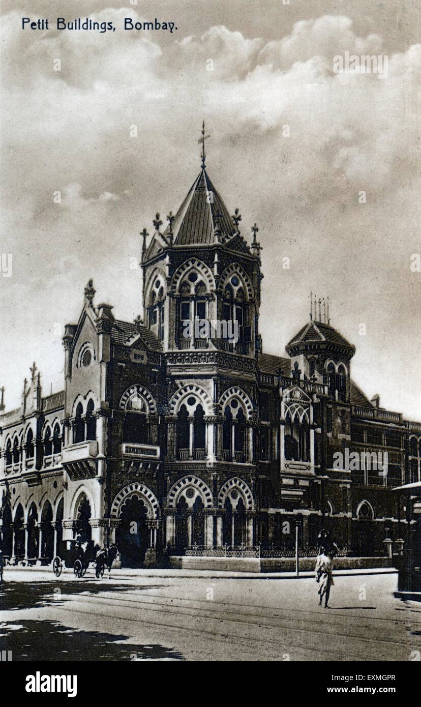 Old vintage 1900s Petit Building , Bombay , Mumbai , Maharashtra ...