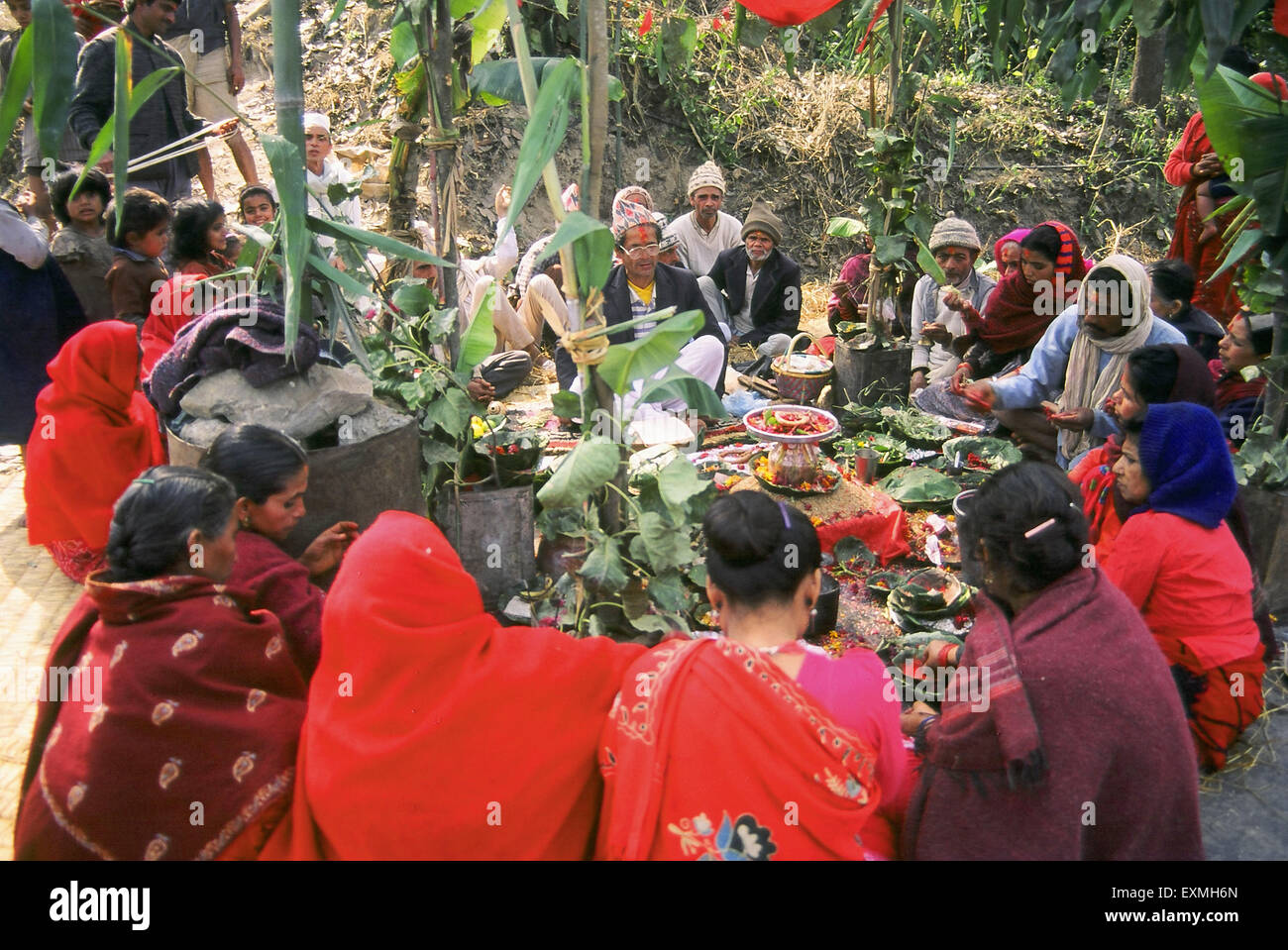 Hindu pooja ; India ; Asia ; Asian ; Indian Stock Photo - Alamy