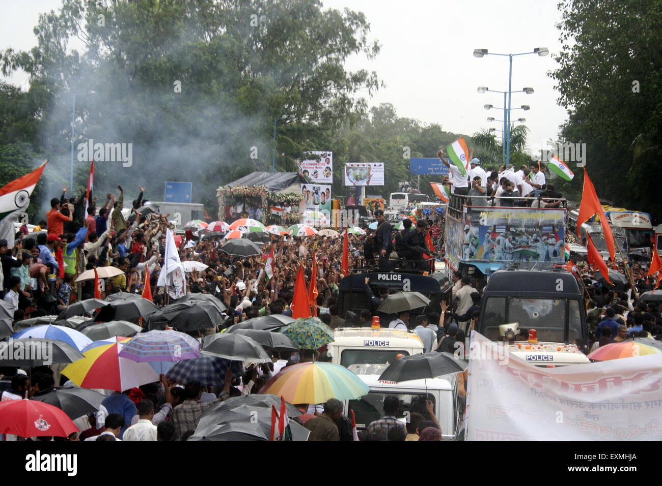 T20 Cricket World Cup, Twenty 20 Indian cricket team victory parade ...
