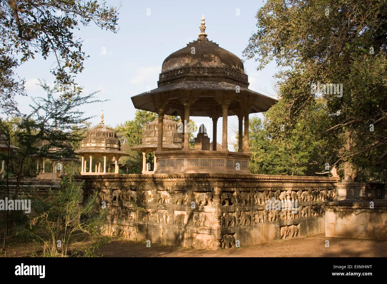 Kesar Bagh ; royal cremation ground ; Bundi ; Rajasthan ; India ; Asia ...