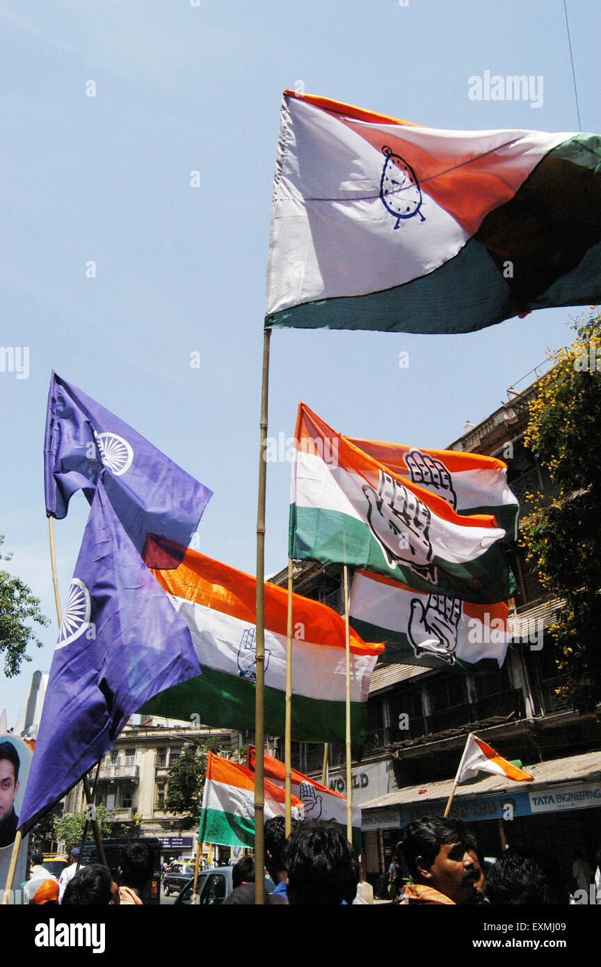 Indian national congress party flag hi-res stock photography and images ...