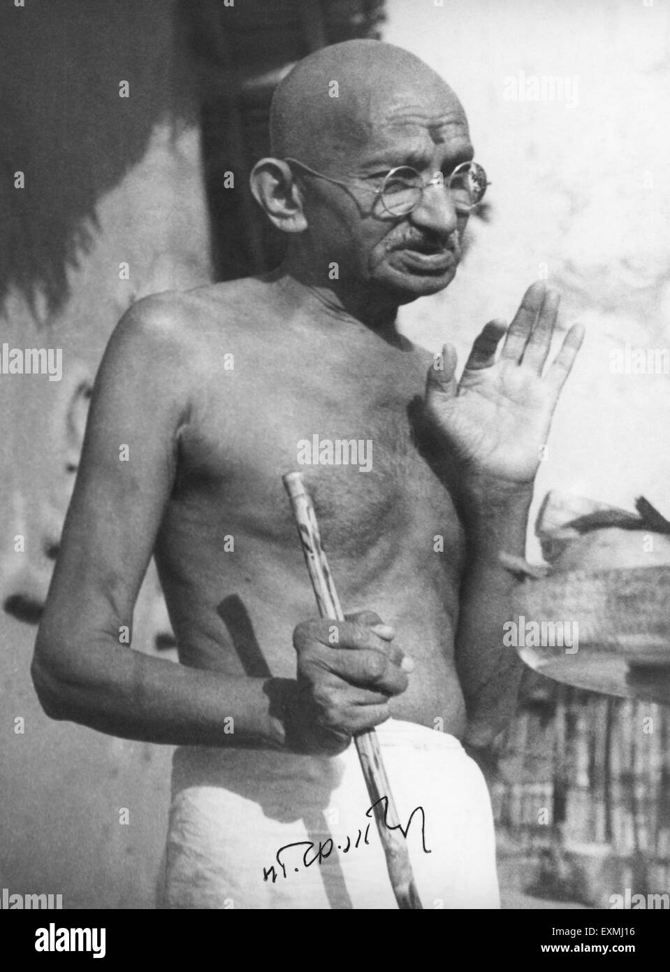 Gandhiji With Stick Gandhi's Last (and Greatest) Fast | Latest News