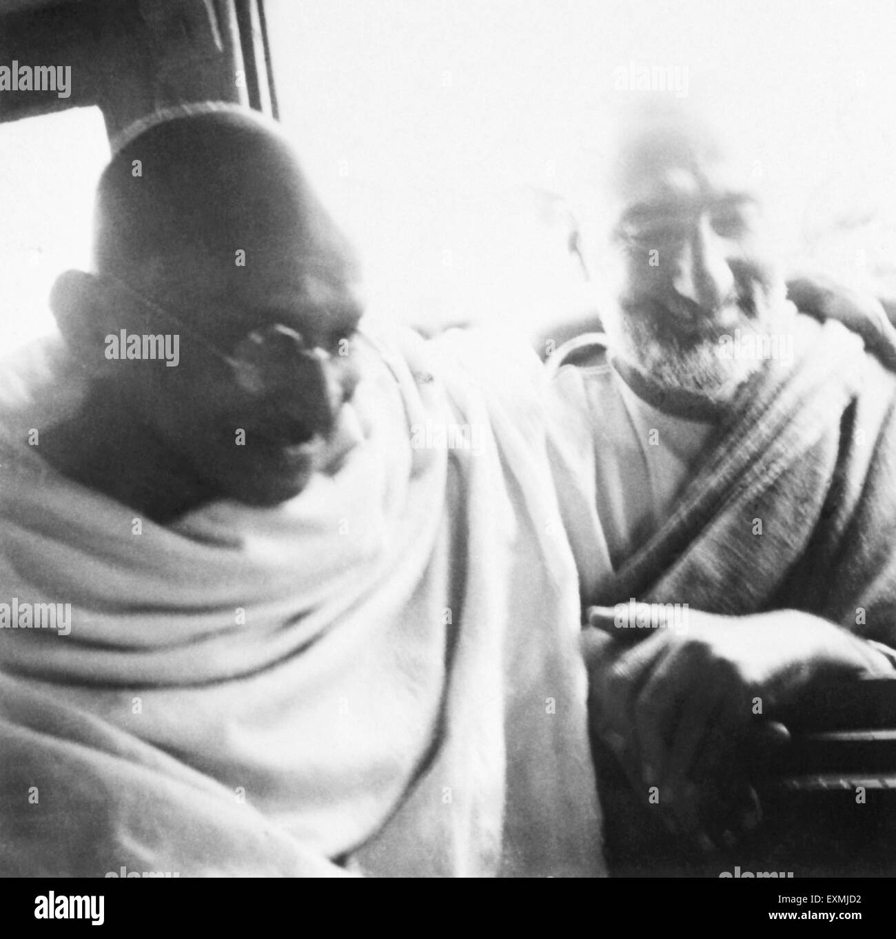 Mahatma Gandhi and Khan Abdul Gaffar Khan during his visit to the North ...