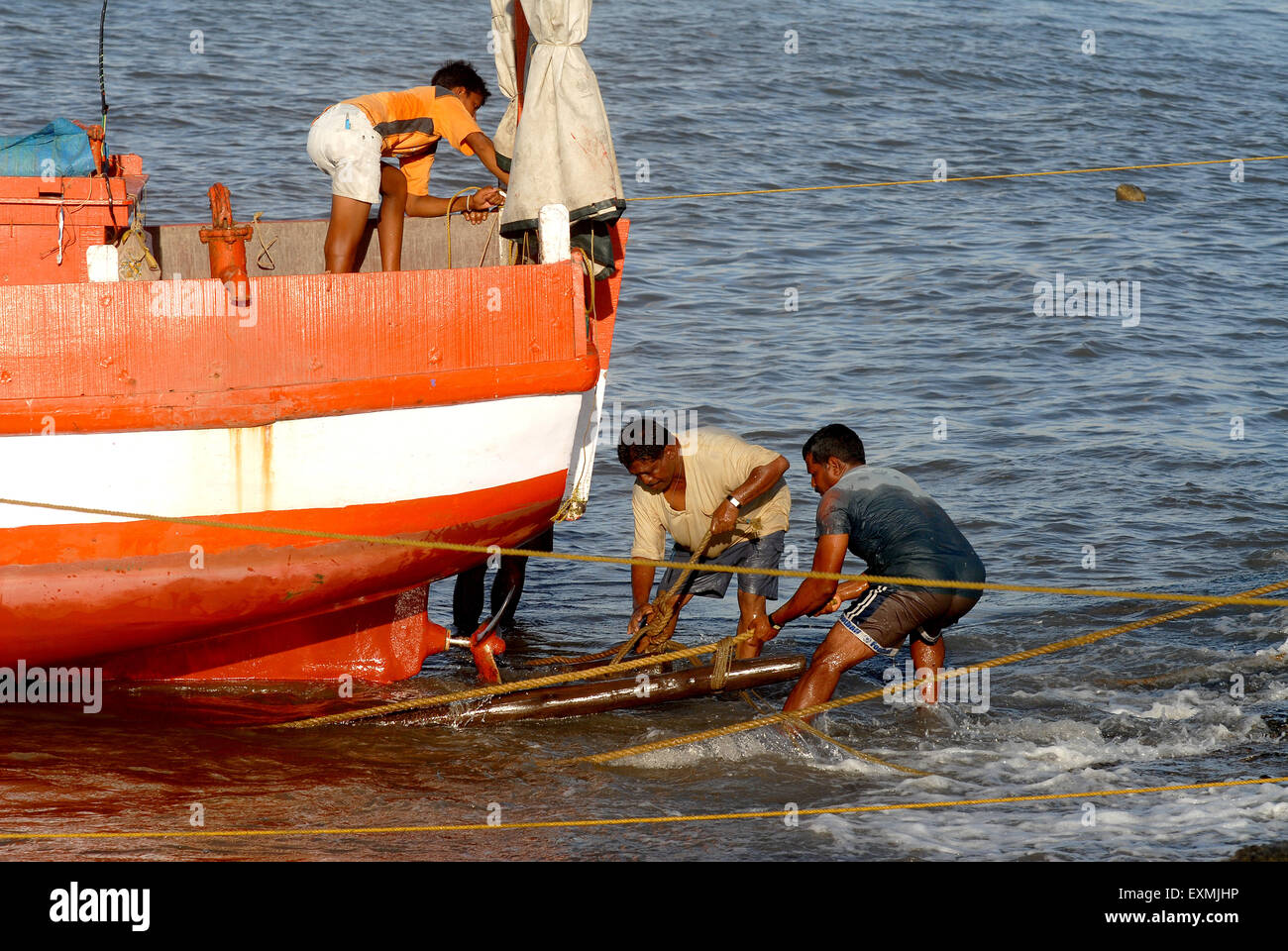 Pull Boat Rope High Resolution Stock Photography and Images - Alamy