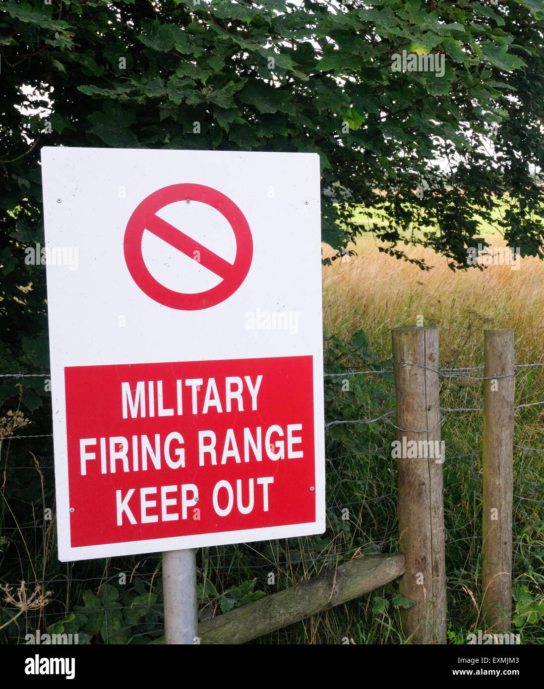 Military Firing Range Warning Sign Stock Photos & Military Firing Range ...