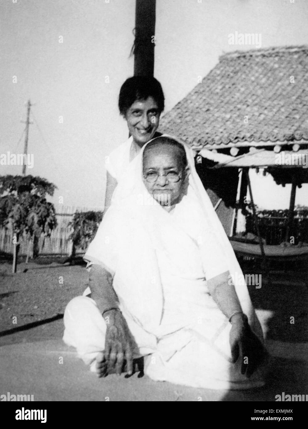 Kasturba Gandhi and Rajkumari Amrit Kaur, Sevagram Ashram, Sewagram ...