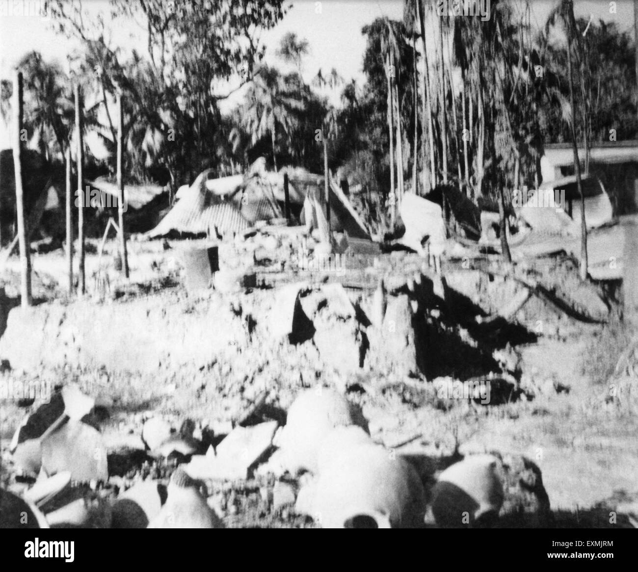 Hindu Muslim riots damage, Noakhali, Bhulua, Chittagong, Bengal ...