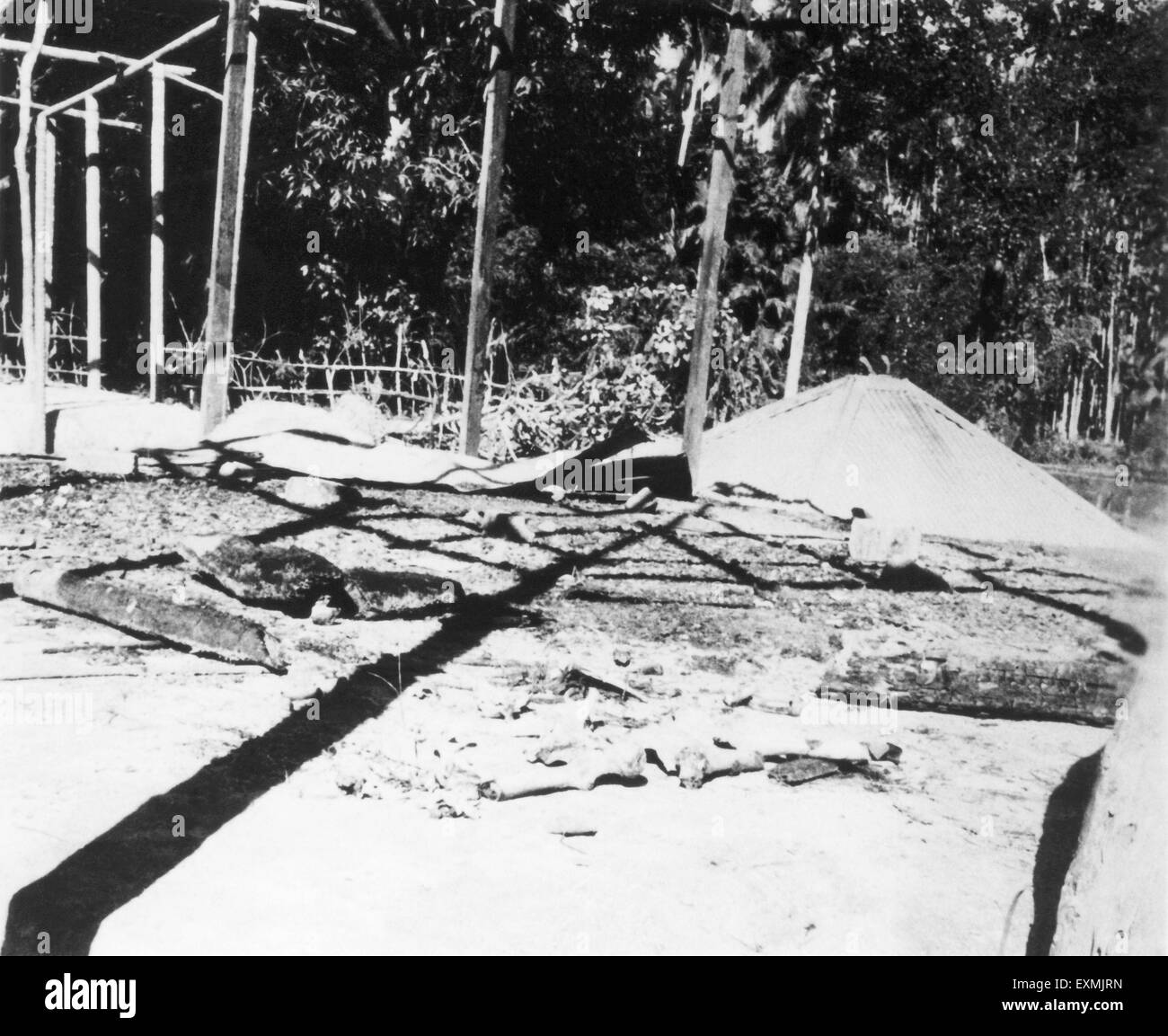 Hindu Muslim riots damage, Noakhali, Bhulua, Chittagong, Bengal ...