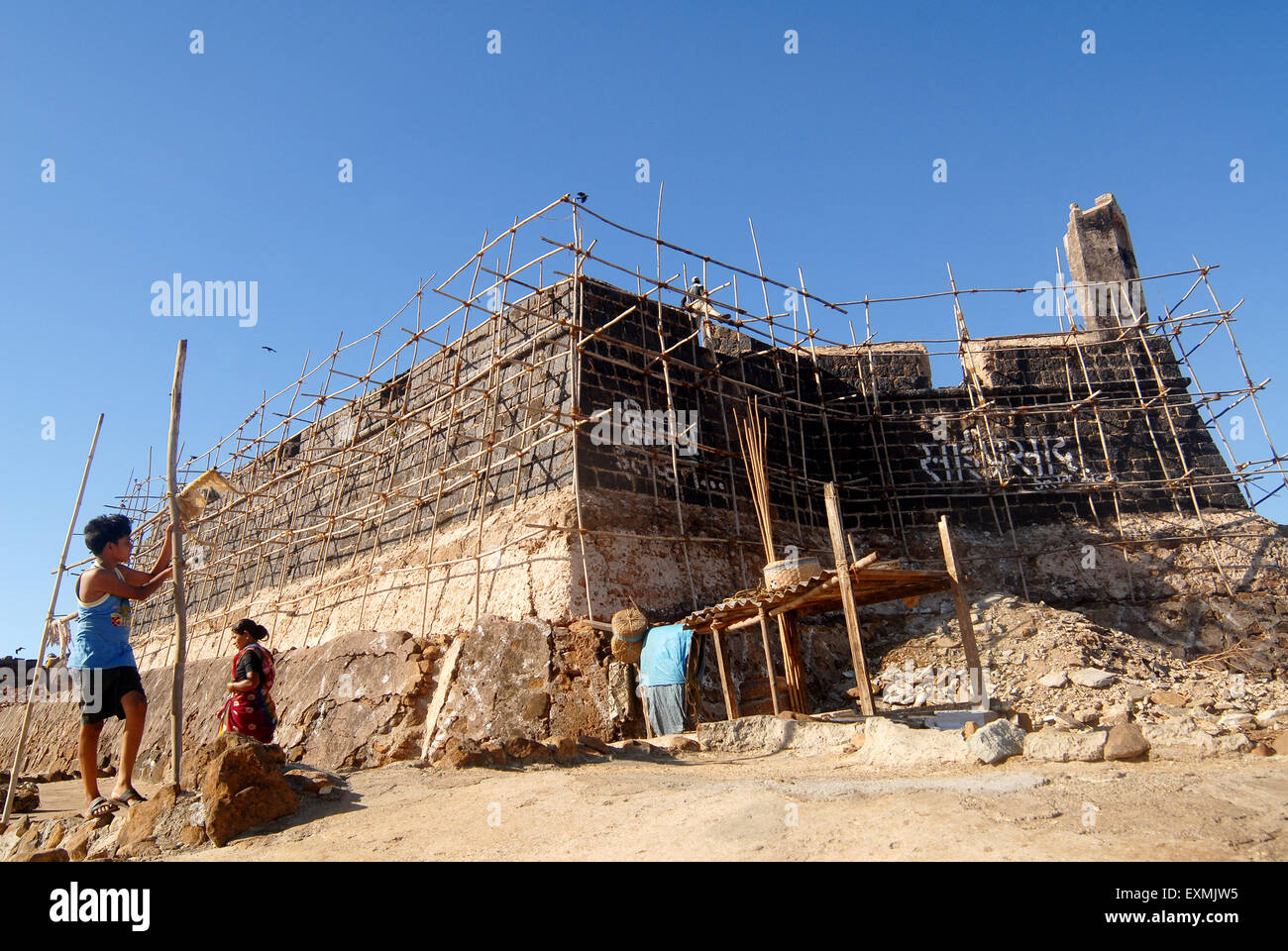 Restoration worli fort hi-res stock photography and images - Alamy