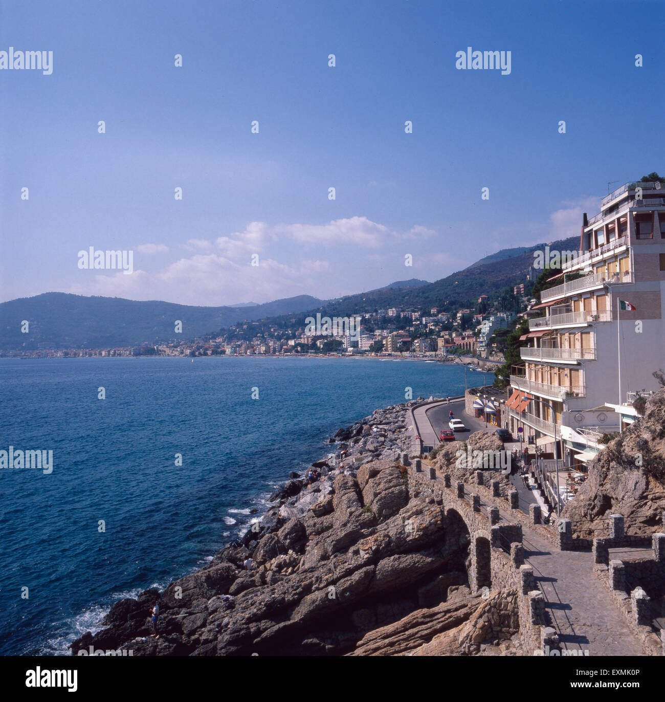 Urlaub in Alassio an der italienischen Riviera, Ligurien, Italien ...