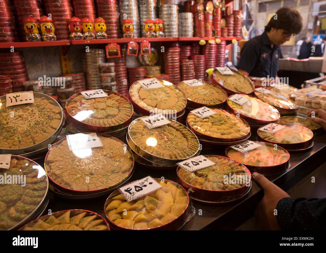 Sweets Shop, Qom Province, Qom, Iran Stock Photo - Alamy