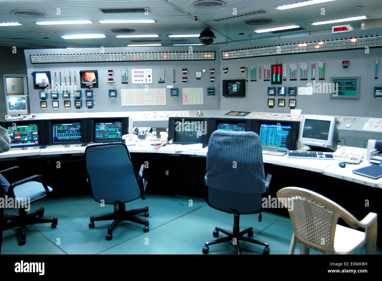 Control panel of the tata thermal power station hi-res stock ...