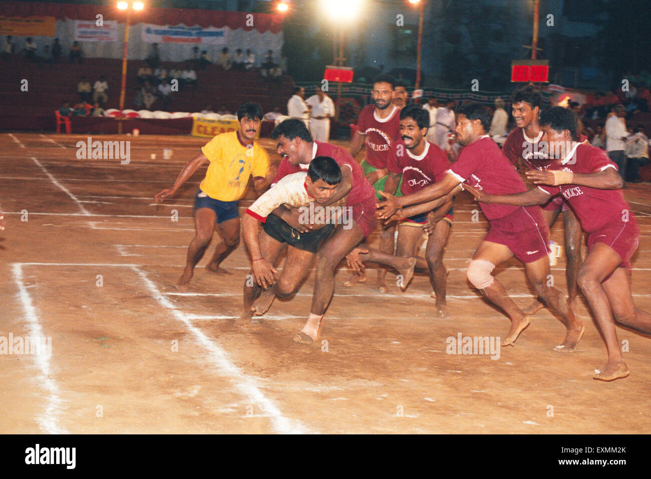 Kabbadi kabaddi kabbaddi kabadi sport game mumbai india Stock Photo - Alamy