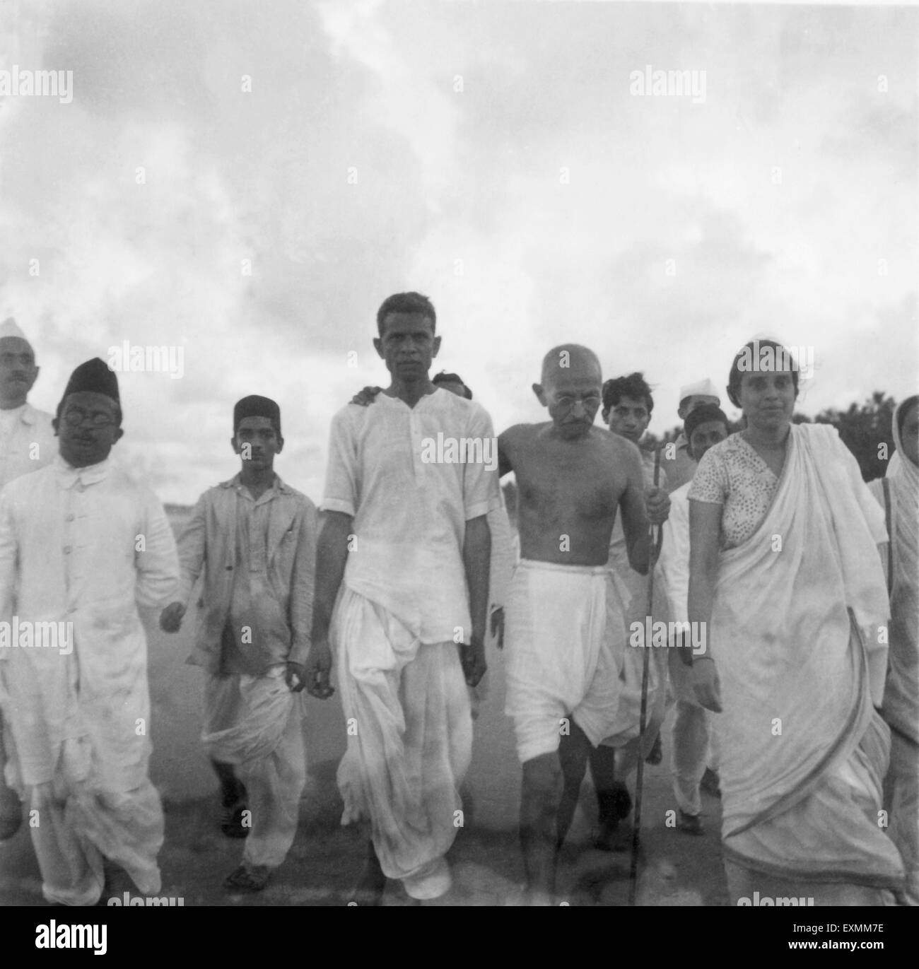 Gandhi beach Black and White Stock Photos & Images - Alamy