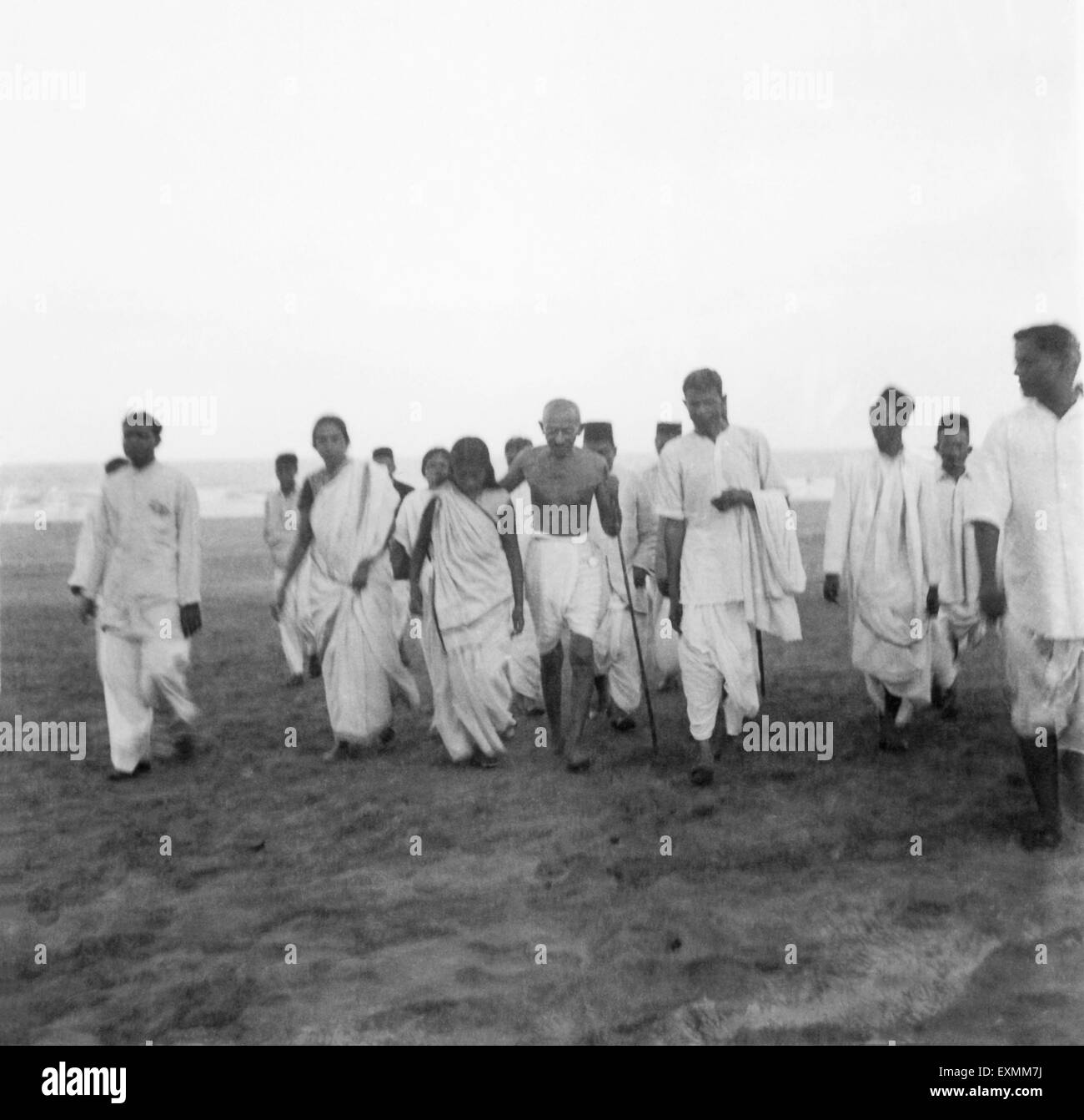 Gandhi beach Black and White Stock Photos & Images - Alamy