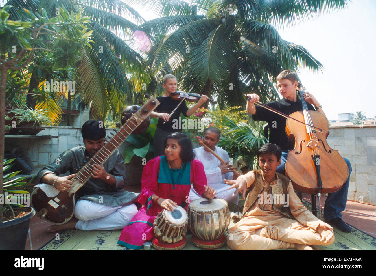 Children playing musical instruments High Resolution Stock Photography ...