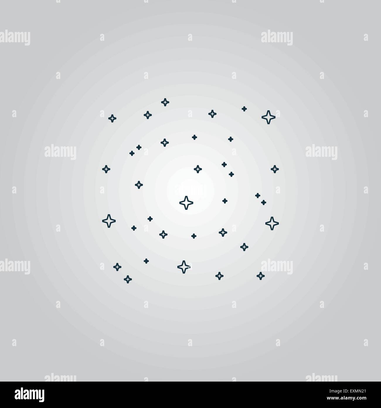 starry sky icon Stock Vector Image & Art - Alamy