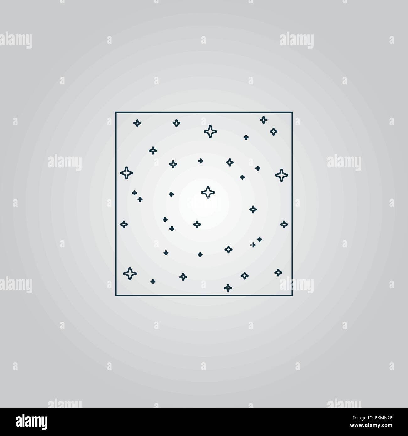 Vector pattern made with stars in square Stock Vector Image & Art - Alamy