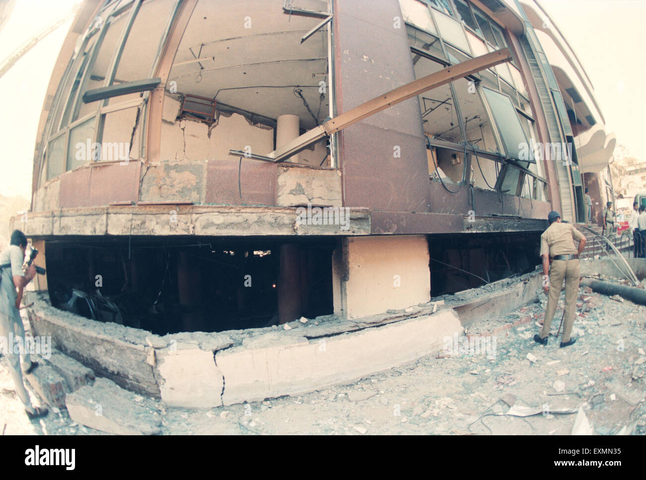 Bombay Stock Exchange BSE damaged terror bomb blast explosion 1993 ...