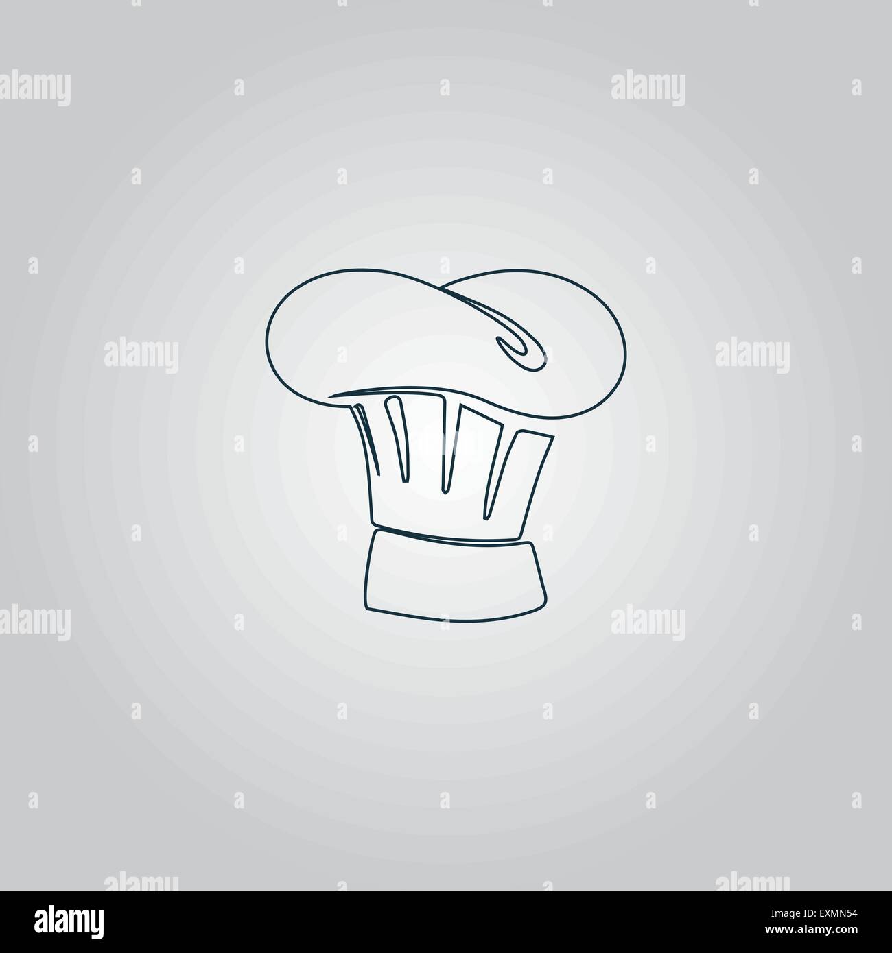 Chef Hat icon, sign and button Stock Vector Image & Art - Alamy