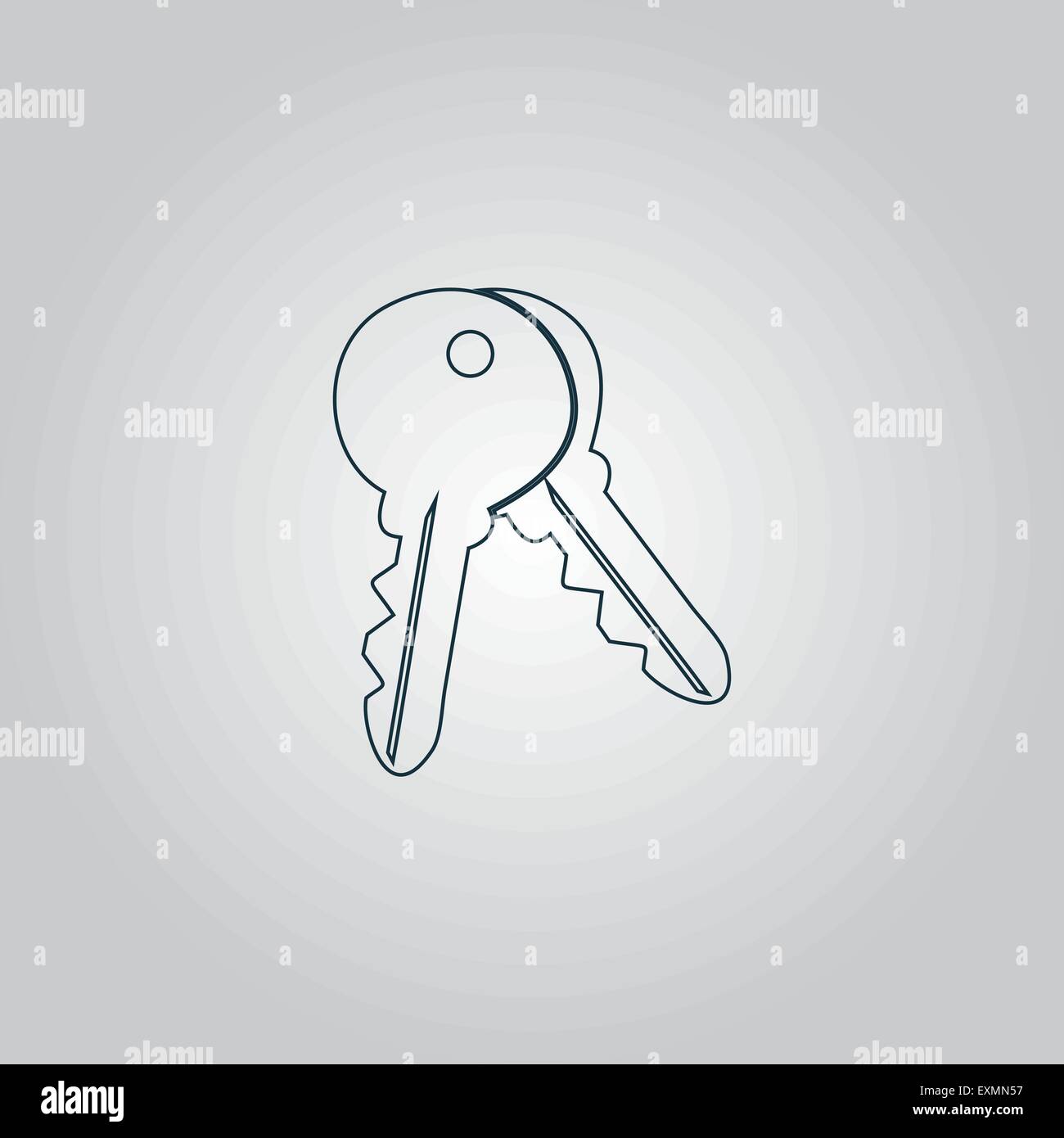 Keys sign icon. Unlock tool button Stock Vector Image & Art - Alamy