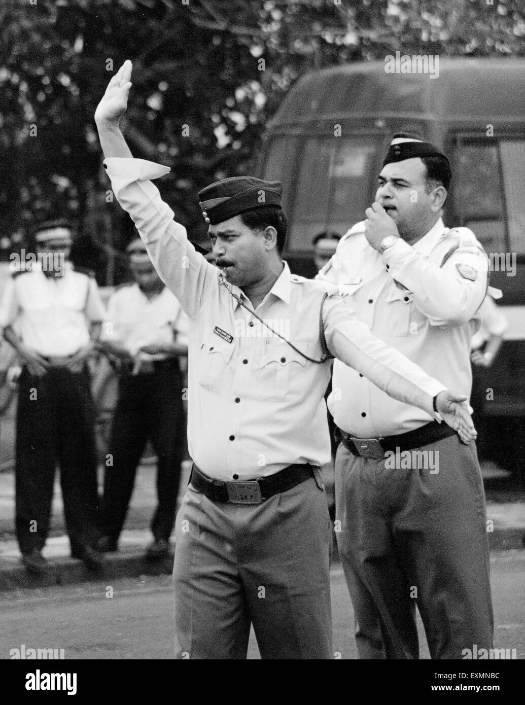 Traffic police hand signal hi-res stock photography and images - Alamy