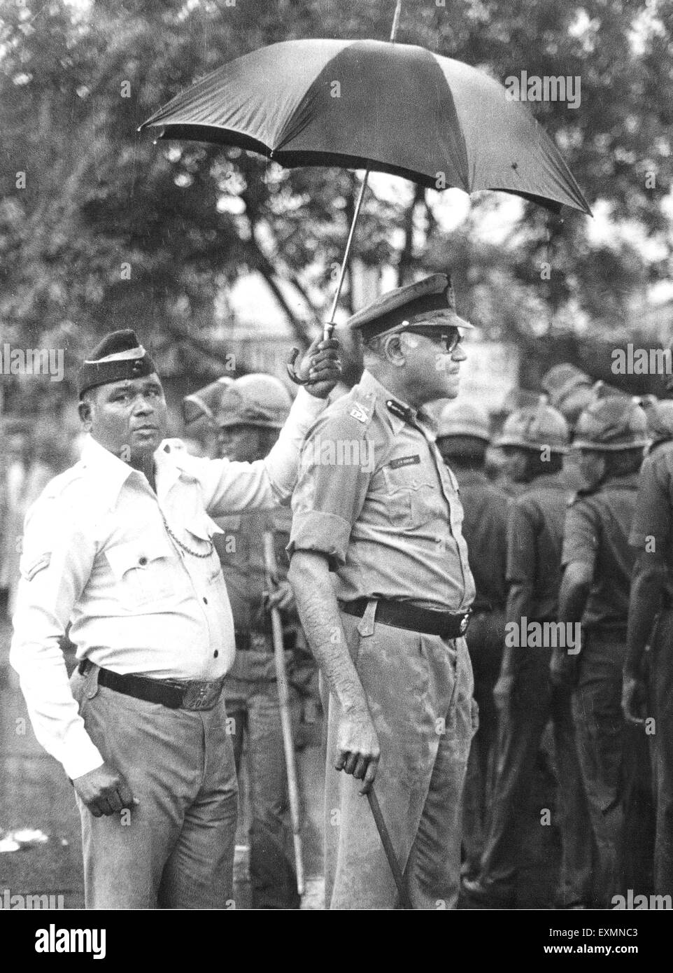 Indian police officer belt hi-res stock photography and images - Alamy