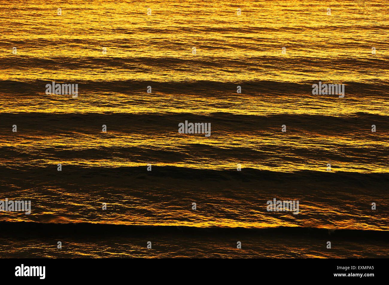 Ripples sea sunset hi-res stock photography and images - Alamy