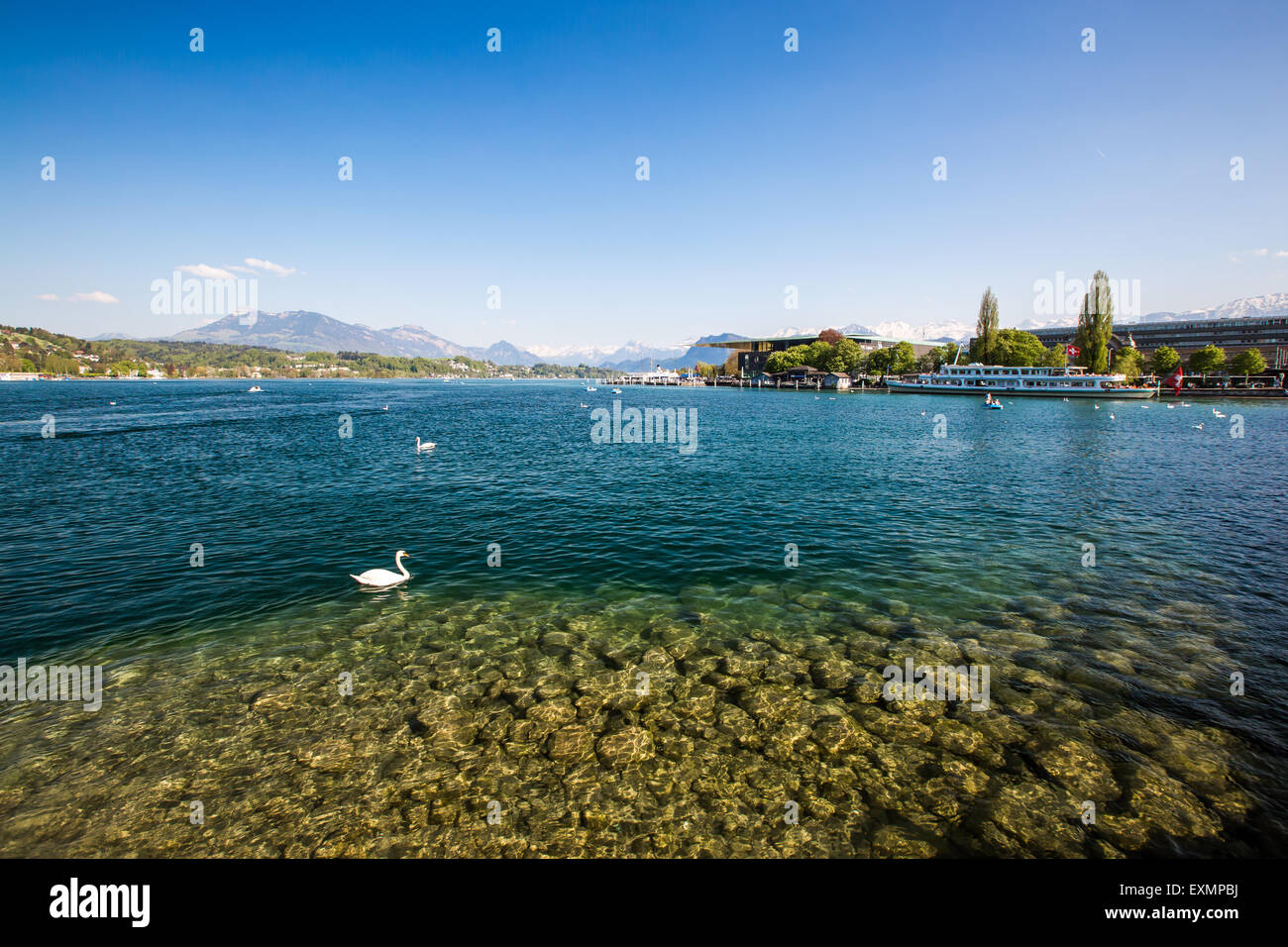 Switzerland Lucerne Lake Lucerne Stock Photo - Alamy