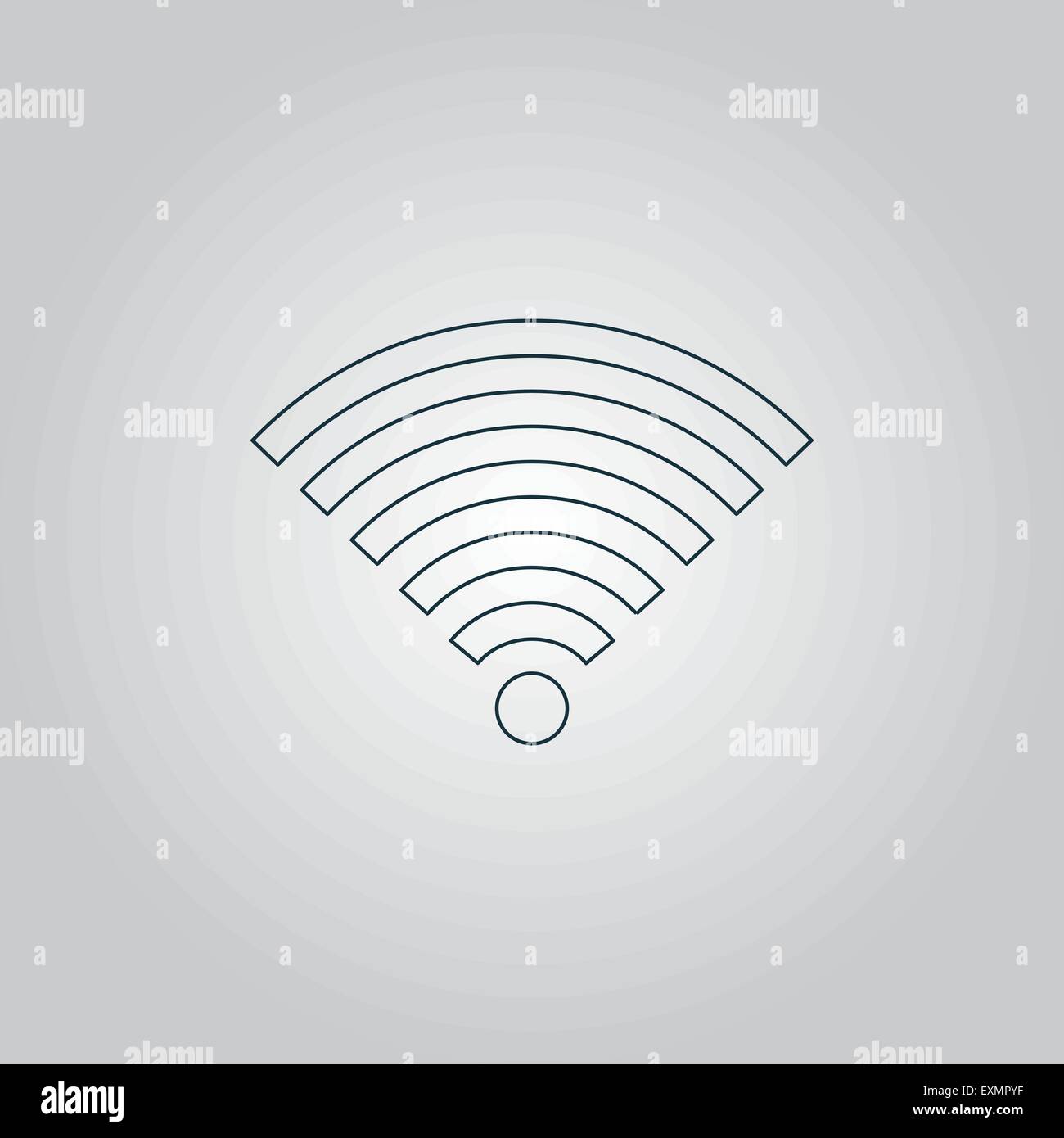 Wireless Network Symbol Stock Vector Image & Art - Alamy