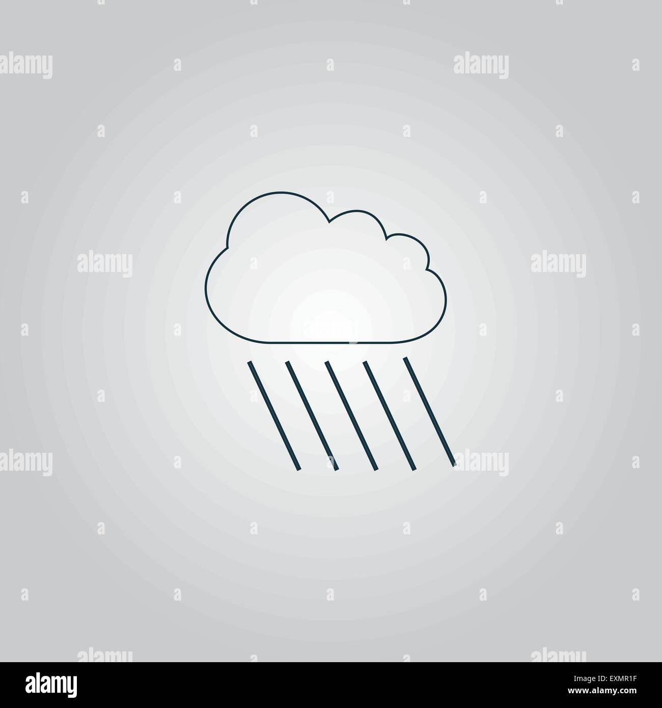 Rain cloud illustration Stock Vector Images - Alamy