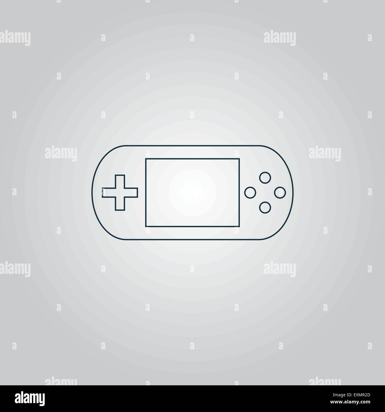 Handheld game console Stock Vector Image & Art - Alamy