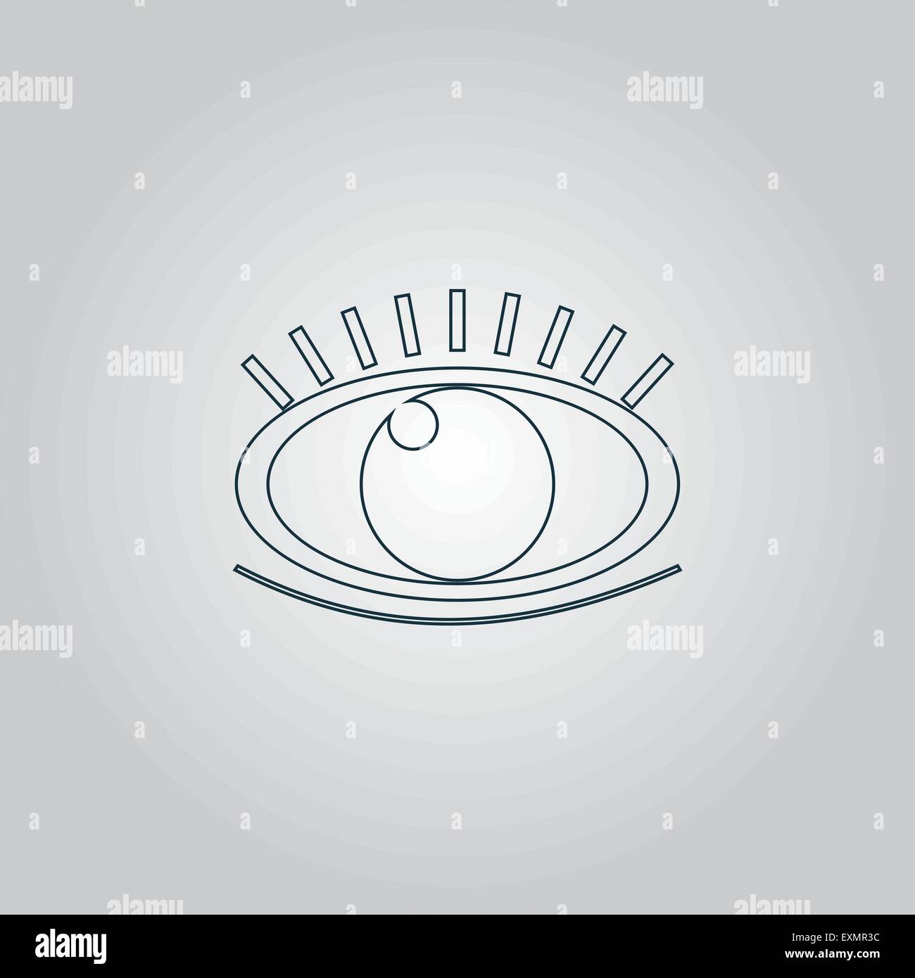Vector icon - Human eye Stock Vector Image & Art - Alamy