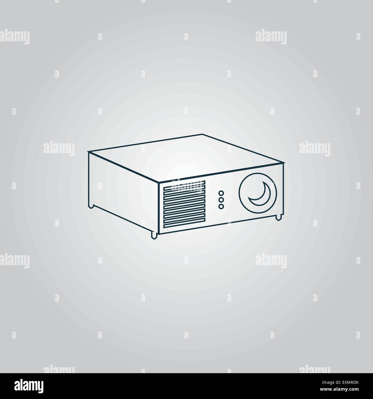 Projector sign icon Stock Vector Image & Art - Alamy