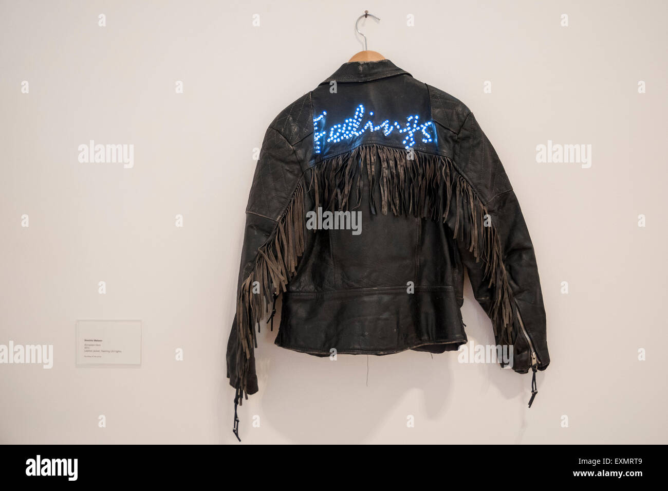 London, UK. 15 July 2015. Dominic Watson's "European Hero" on display ...