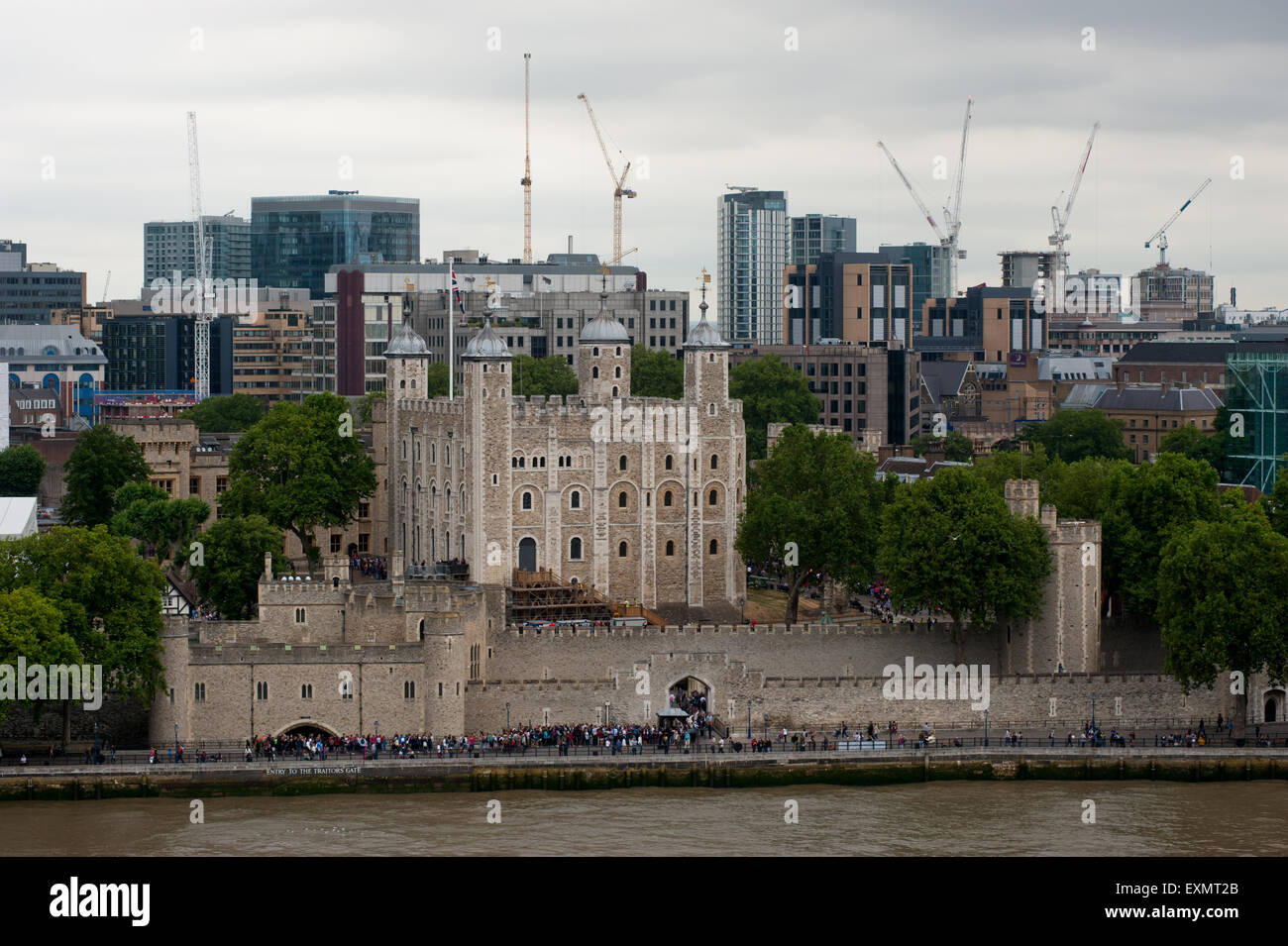 Aerial air tower bridge hi-res stock photography and images - Alamy