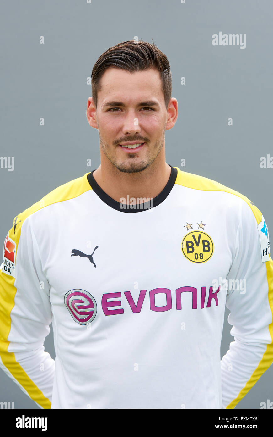 Dortmund, Germany. 15th July, 2015. Goalkeeper Roman Buerki poses ...