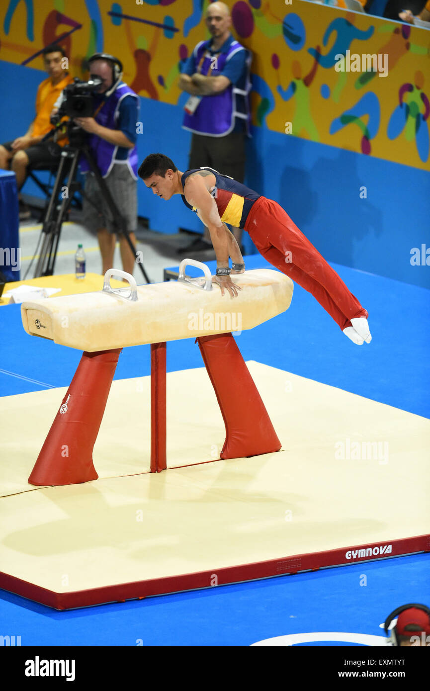 Toronto, Ontario, Canada. 14th July, 2015. Gold medal winner JOSSIMAR ...